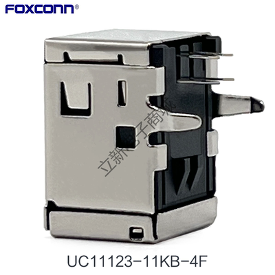 Foxconn/富士康 UC11123-11KB-4F USB2.0接口 B型母座 打印机插座