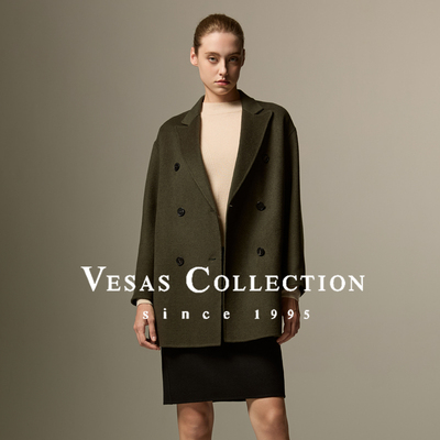 Vesas Collection C1315收腰显瘦毛呢外套