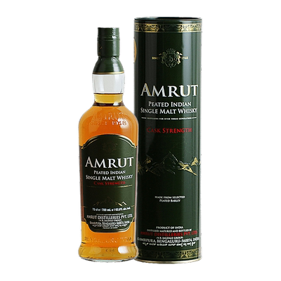 雅沐特泥煤原桶印度单一麦芽