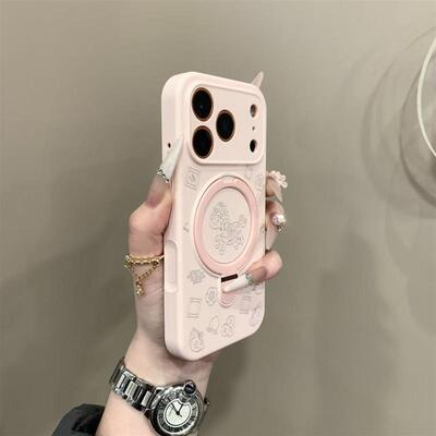 Magsafe磁吸适用苹果17promax手机保护壳iPhone16pro液态矽胶支架马上发新款15情侣可爱14亲肤13软糯12防摔保