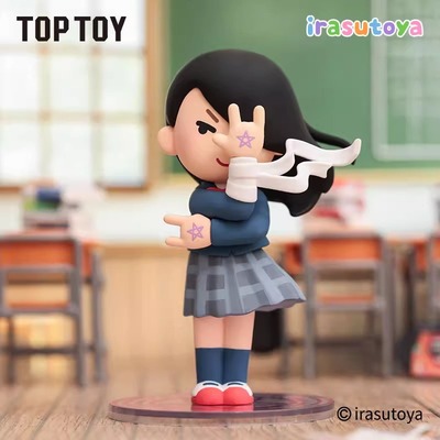正版TOPTOY插画小人抽象人生系列手办盲盒搞怪玩具毕业节日礼物