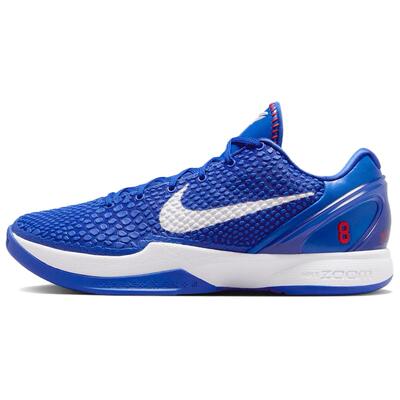 Nike Zoom Kobe 6 Protro Dodgers PE 低帮实战篮球鞋 男款 蓝白