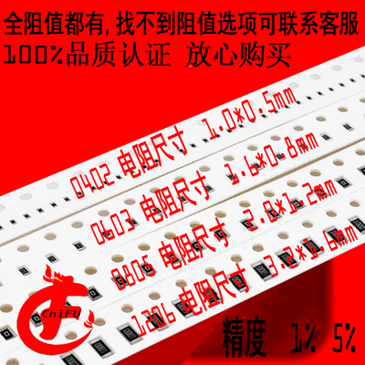 RESSMD电阻1206080504020603