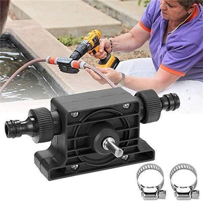 Mintiml Electric Drill Pump Self Priming Transfer Pumps Port