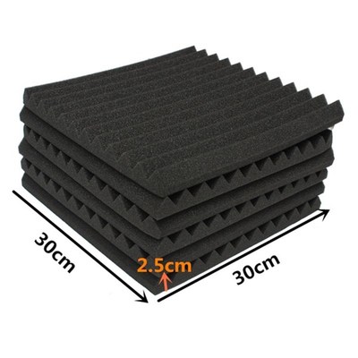 24 Pack Acoustic Panels Studio Foam Wedges 1 inch X 12 inch