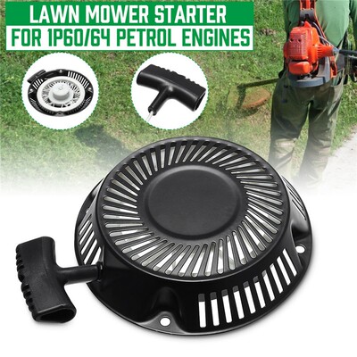 Black Pull Recoil Start Lawn Mower Starter Assembly Construc