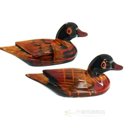 2pcs Resin Mandarin Ducks Chopstick Holder For Decoration F