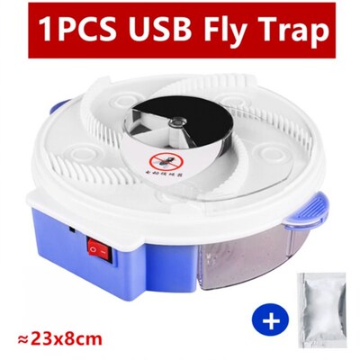Flying Repellent Automatic Flycatcher Trap Pest Insect Colle