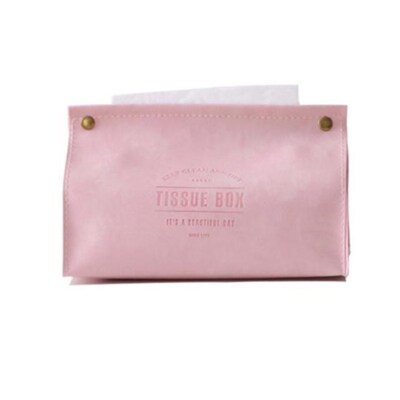 Leather Paper Box Tissue Box Living Room Creative Home Europ