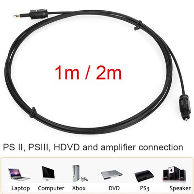 1M/2M Digital Sound Toslink to Mini Toslink Cable 3.5mm SPDI