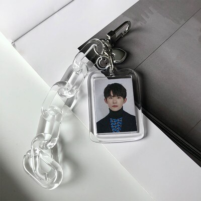 Documents according to DIY acrylic key chain love chain make