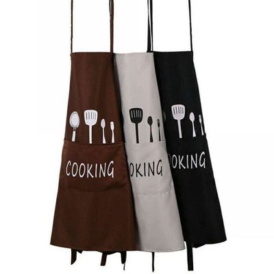 Adjustable Print Cooking Pattern Apron Chef Waiter Kitchen C