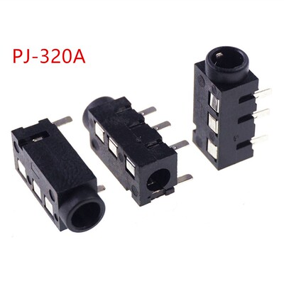 10 pcs TRRS 3.5 mm audio Jack Connector Through Holes PCB Ho