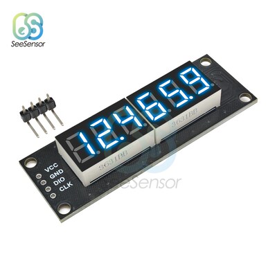 TM1637 0.36 inch 6-Digit 7-segt LED Digital Tube Display Con