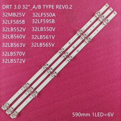 LED Backlight Strip For LG 32LB550B 32LB560B 32LB561B  32LB5