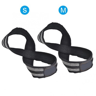 1 Pair Figure 8 Weight Lifting Straps Dead Lift Wrist Strap