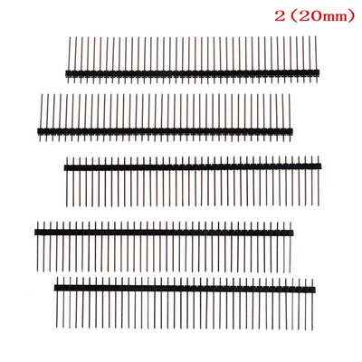 10pcs 19mm/21mm Single Row Male Breakable Same Length Golden