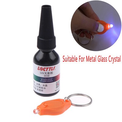 10ML UV Glue Curing Adhesive Transparent Crystal Glass Repai