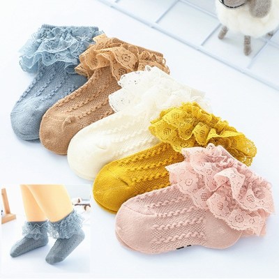 Baby Lace Ruffled Socks Spring And Autumn Newborn Baby Girl
