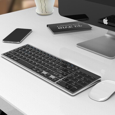 Wireless Bluetooth Keyboard for iMac Pro Full Size Keyboard