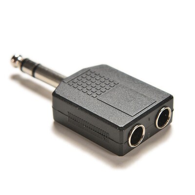 Single Male to Female 6.35mm Dual Mono Stereo Jack Headphon