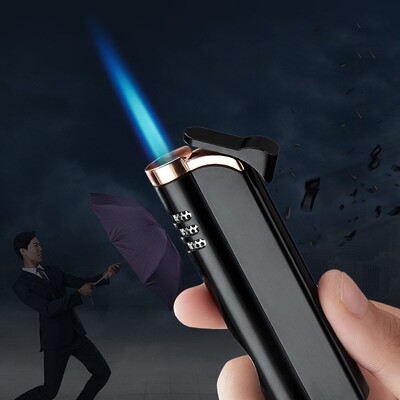 Torch Turbine Lighter Jet Blue Fire Cigar gas Lighter Cigare