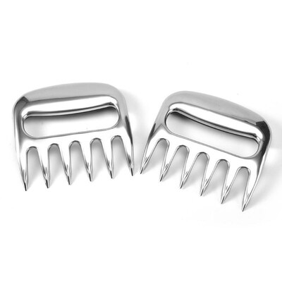 2 Pcs Stainless Steel Bear Claw Barbecue 适用于k Dividing Ma