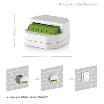 free shipping originalDooya DC114B 433MHZ 230V single channe
