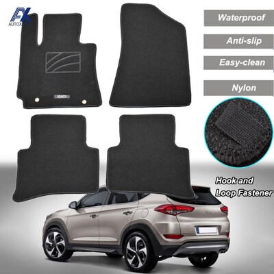 4Pcs Car Floor Mat Mats For Hyundai Tucson 2016 2017 2018 20