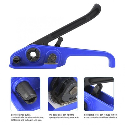 Manual PET PP Plastic Steel 16-19mm Poly Strapping Tensioner