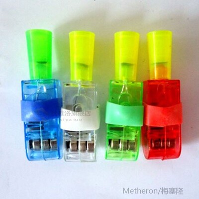 5pcs/lot light-emitting projection LED finger lamp night mar