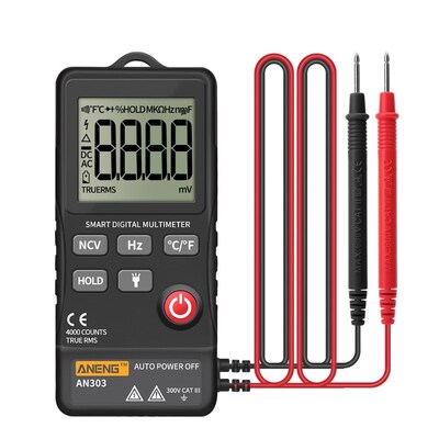 4000 Counts True Rms Digital Multimeter DC/AC Voltmeter Test