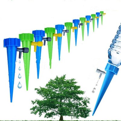4/6/12Pcs Garden Automatic Drip Cone Lazy Watering Spike Pla