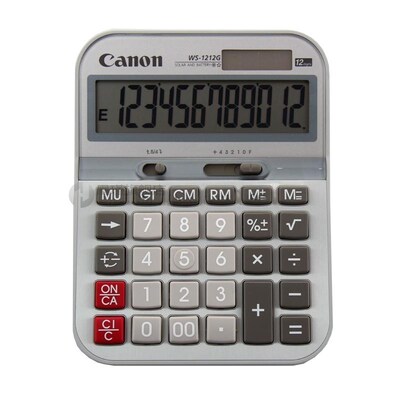 1 Piece Canon WS-1212G Financial Business Office Calculator