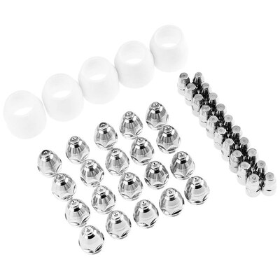 45 PCS P80 Electrode Tips 1.3 Nozzle shields Cup is suitable