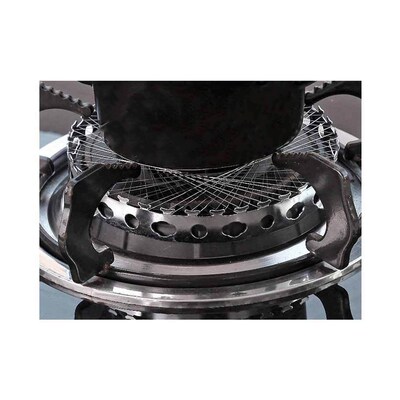 JUSHFO Windproof Round Mesh Gas Stove Torch Net Aggregate Fl