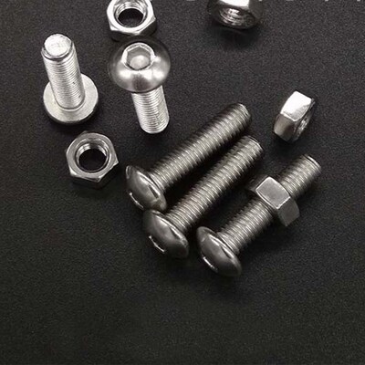 500pcs/box M2.5 M3 M4 M5 Socket Head Bolt Nut Screws Mounti