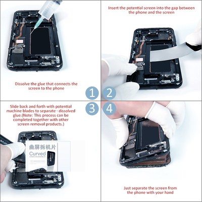 Disassembly Blades Curved Screen Opener Tools Curved Screen