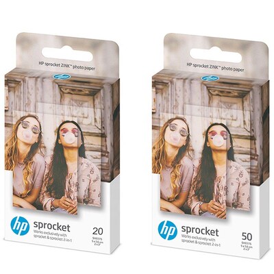 HP Sprocket Zink Paste Photo Paper 2*3inch Sprocket 2-in-1 f