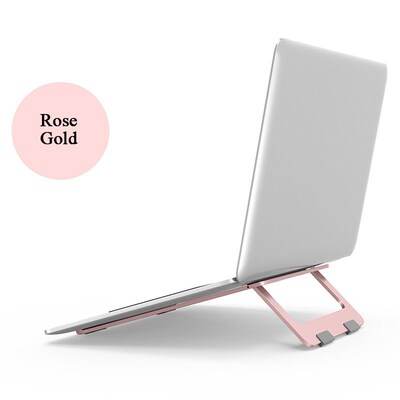 Foldable Laptop Stand  Macbook Pro Aluminum Adjustable Deskt