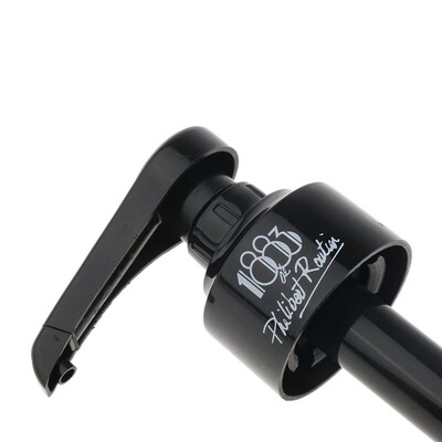 4 Pcs Coffee 1 Liter Dispenser Syrup Pump Black Liquid Dispe