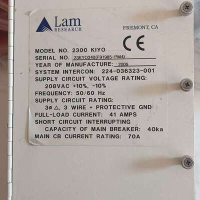 议价LAM 2300 KIYO MCXN，设备升级，出手原因真实