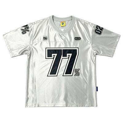 PUK布瑞吉潮牌“77%”周边T恤嘻哈街头球服男女同款
