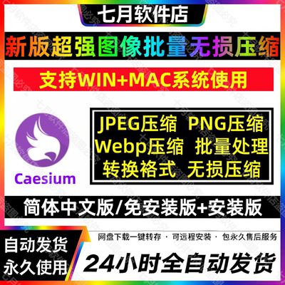 Caesium图像无损批量压缩转换