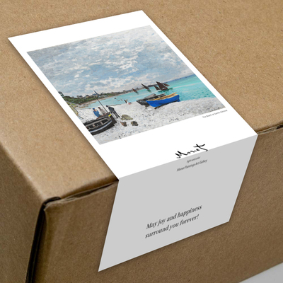 gytz6970高级感森系唯美插画ins极简约通用超大不干胶贴纸封口贴