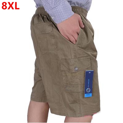 Big size men's summer casual Shorts plus size loose middle-a