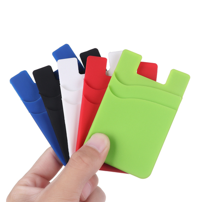 Hot Sale Phone Card Holder Silicone Mobile Phone Back Card H