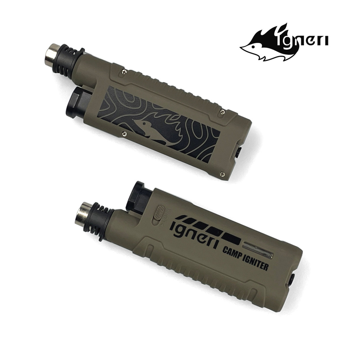 igneri小刺猬点火器伸缩户外露营防风可充气soto款打火机点火器_虎窝淘