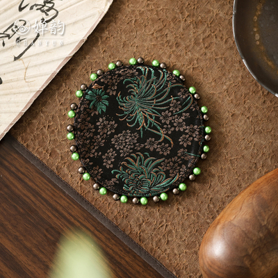 创意复古莲花形杯垫茶垫茶杯垫