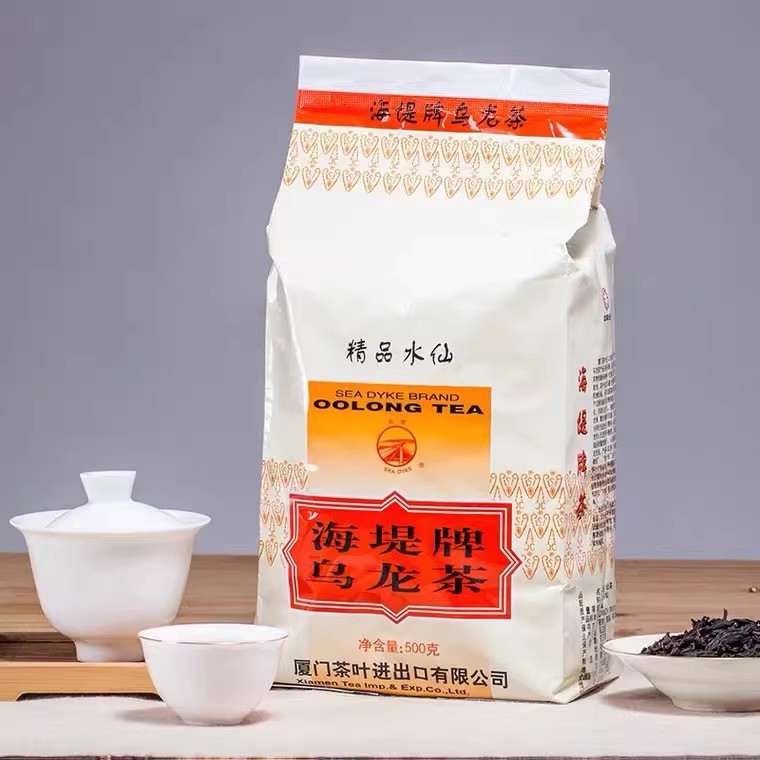 精品水仙 海堤茶叶 中茶XT707简装 乌龙茶 大岩水仙口粮茶500g